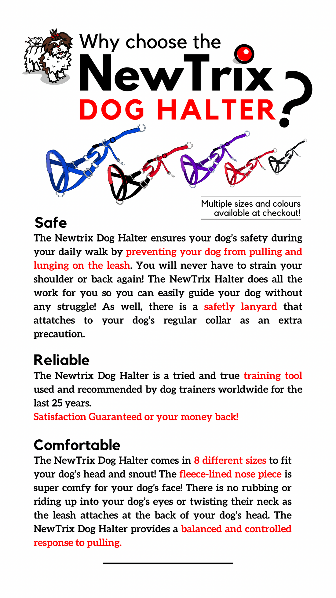 NewTrix Dog Halter – NewTrix dog halters